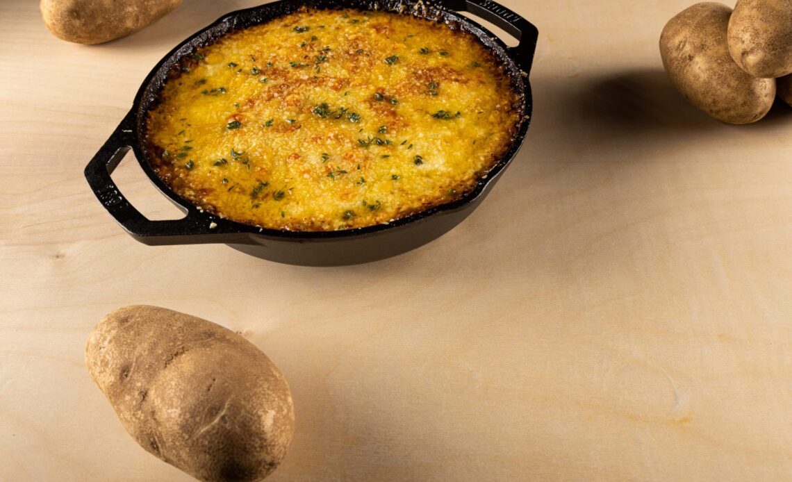 French Onion Potato Gratin - RecipeVilla